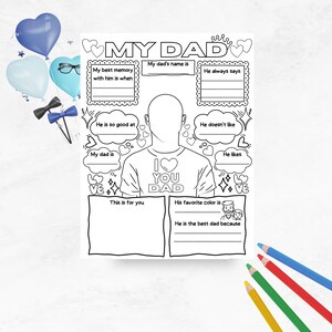 Father's Day Printable Gift for Dad From Kids – All About Dad ...