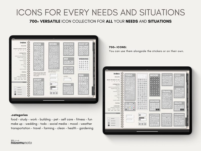 Ultimate Digital Sticker Book Widget Goodnotes Planner - Etsy