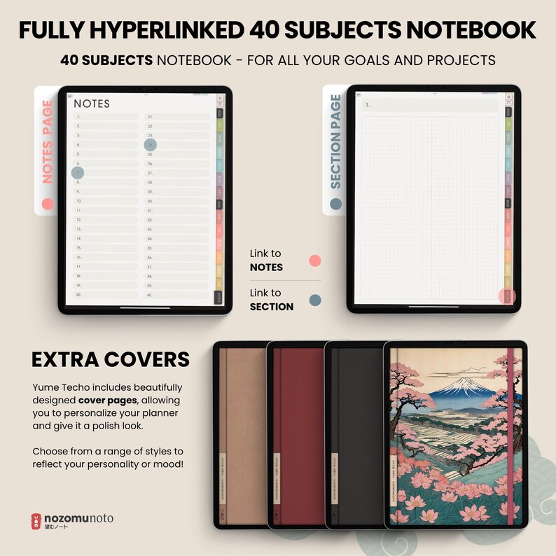 Digital Planner Academic Portrait 2025 2026 Simple Notebook Daily ...