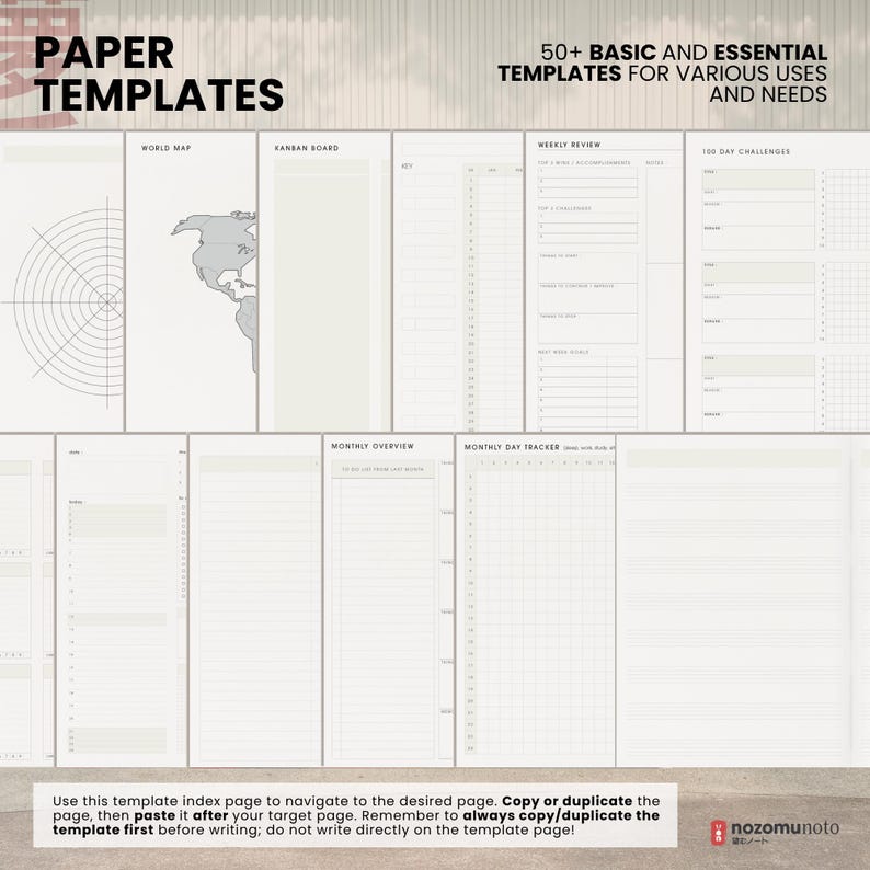 Digital Planner 2026 Landscape Remarkable Supernote Boox Bigme Kobo ...