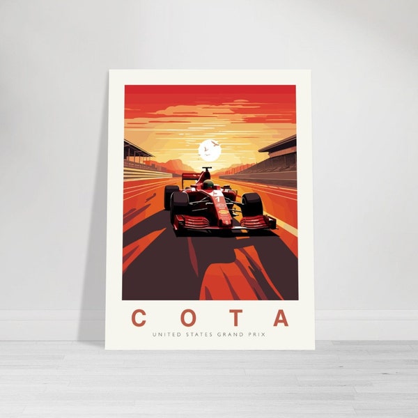 Vintage Race Poster - Etsy