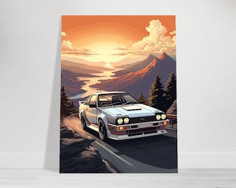 Anime AE86 Car Print - Etsy