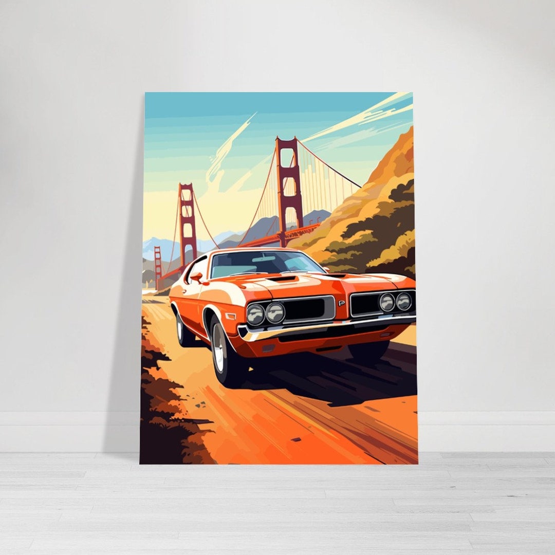 Vintage Falcon XB GT Poster American Car Print Car - Etsy