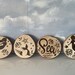 Mermaid Wooden Pyrography Coasters. - Etsy