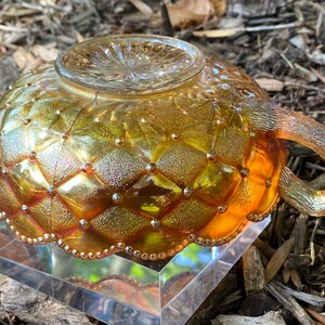 Original Imperial Marigold Carnival Glass Bon-bon Dish - Etsy
