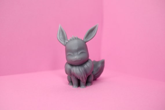 Eevee 1/6 Scale Pokemon Grey Resin Model Kit - Etsy