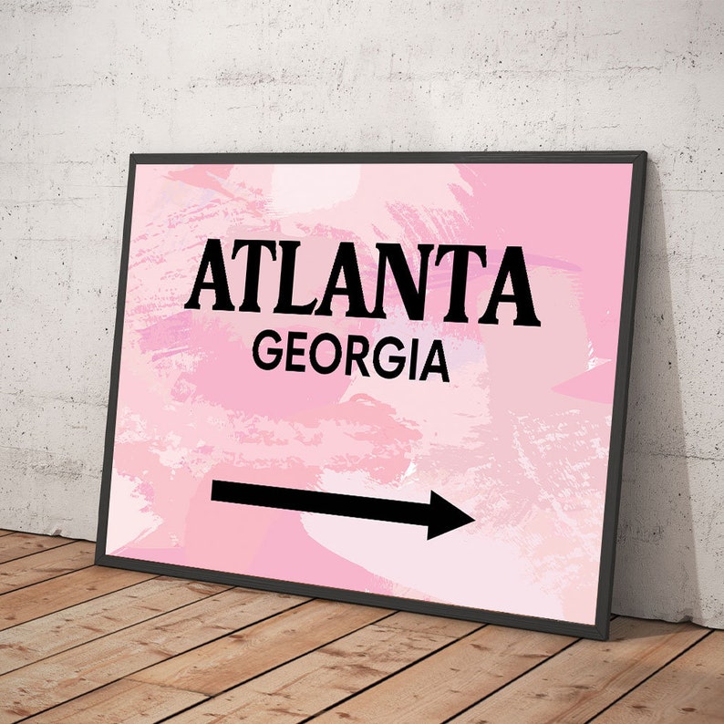 Personalized Preppy Poster Custom Location Poster Preppy - Etsy