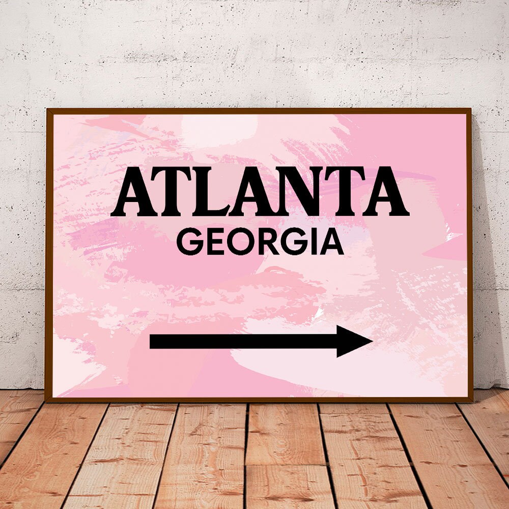 Personalized Preppy Poster Custom Location Poster Preppy - Etsy