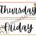 Boho Neutral Printable Days of the Week | Classroom Management ...