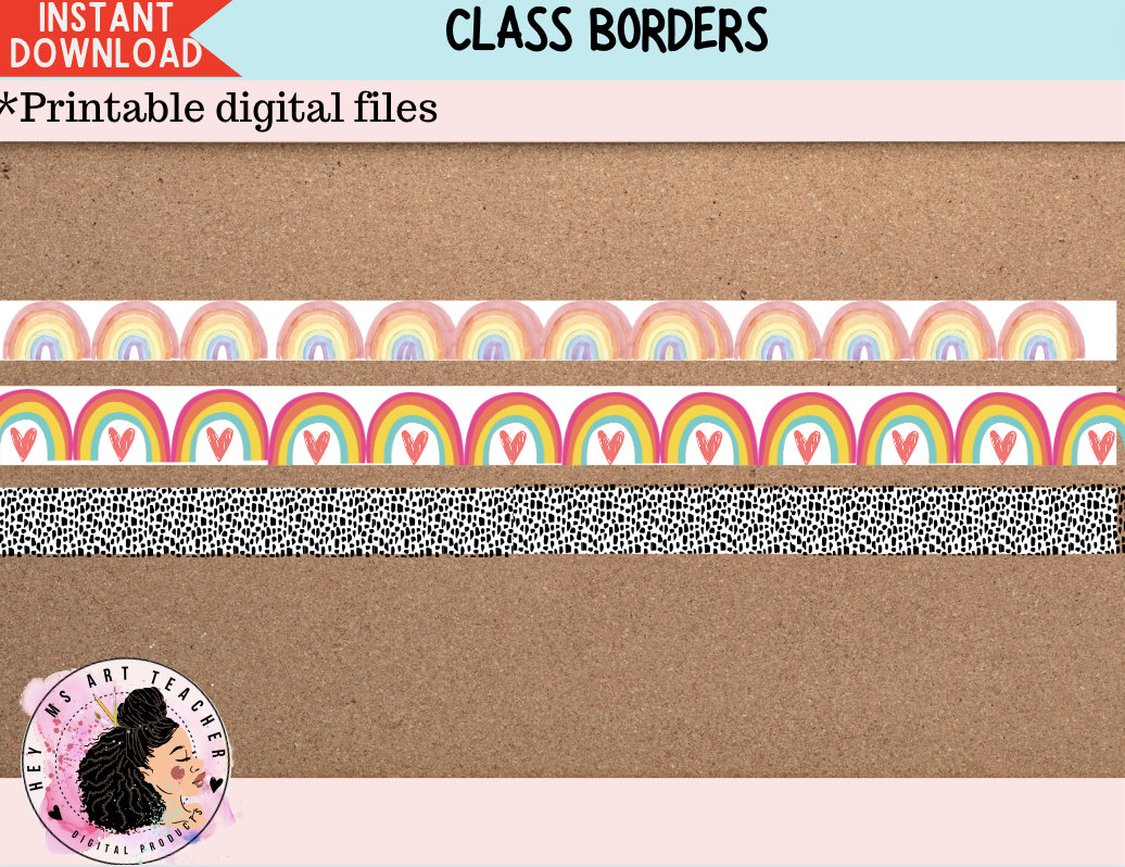 Classroom Border Pack | Classroom Decor | Digital Download | Instant ...