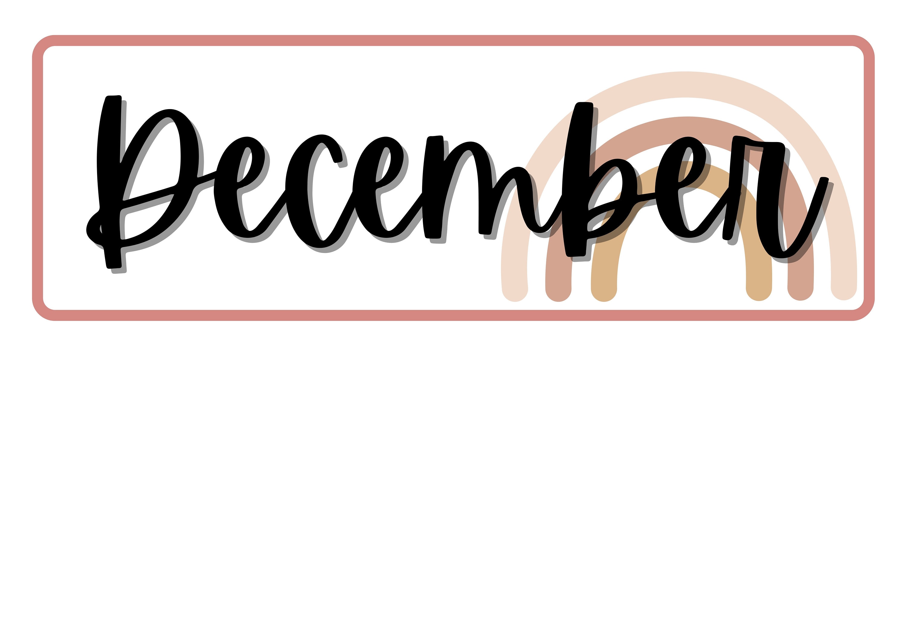 Boho Neutral Printable Months Calendar | Classroom Management | Digital ...