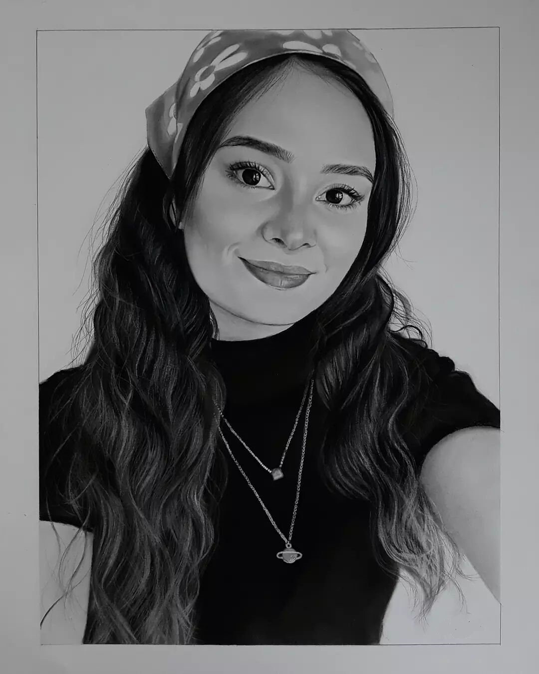 Have a Portrait Drawn Portrait From Photo Pencil Drawing Gift Idea ...