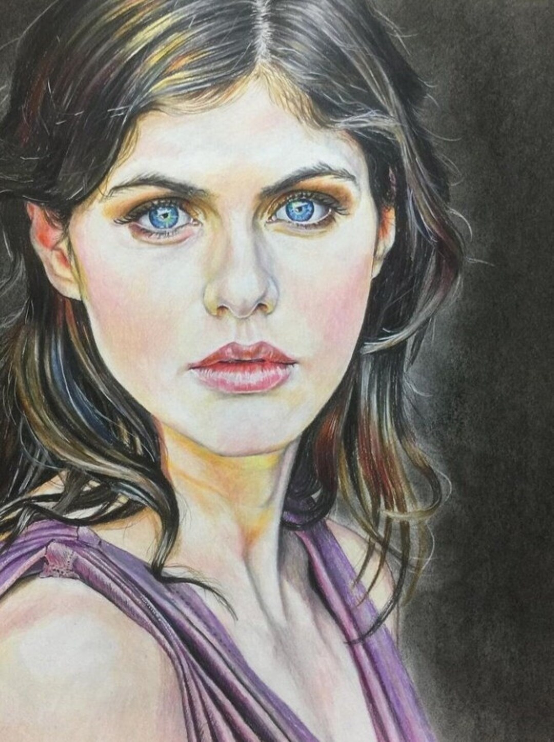 Have a Portrait Drawn Portrait From Photo Portrait Based on Template ...