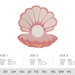 Ocean Pearl Shell Open Embroidery Design Onni. Machine Embroidery Sea ...