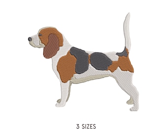 Beagle Dog Ear Embroidery Machine Design Instant Download Digital File ...