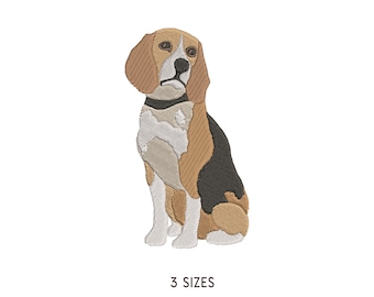 Beagle Dog Ear Embroidery Machine Design Instant Download Digital File ...