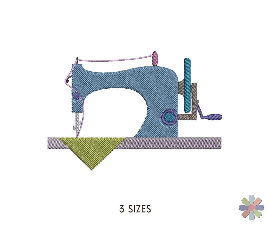 Vintage Old Sewing Embroidery Machine Embroidery Design. Machine ...