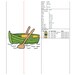 Boat With Paddle Embroidery Design. Machine Embroidery Pattern. Vehicle ...