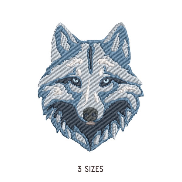 Wolf Embroidery - Etsy