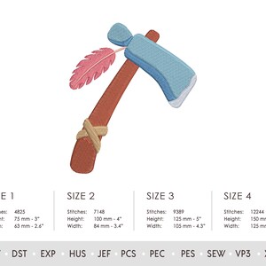 Tomahawk Axe Embroidery Design. Machine Embroidery Pattern. People ...
