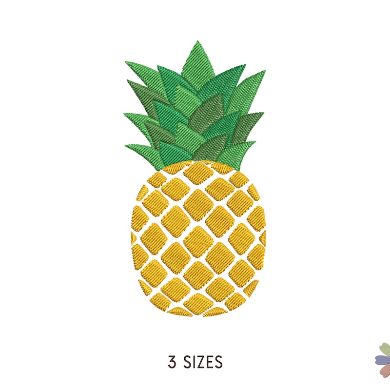 Pineapple Embroidery - Etsy