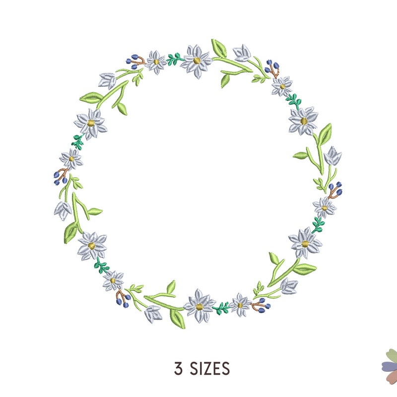 Wreath Embroidery - Etsy