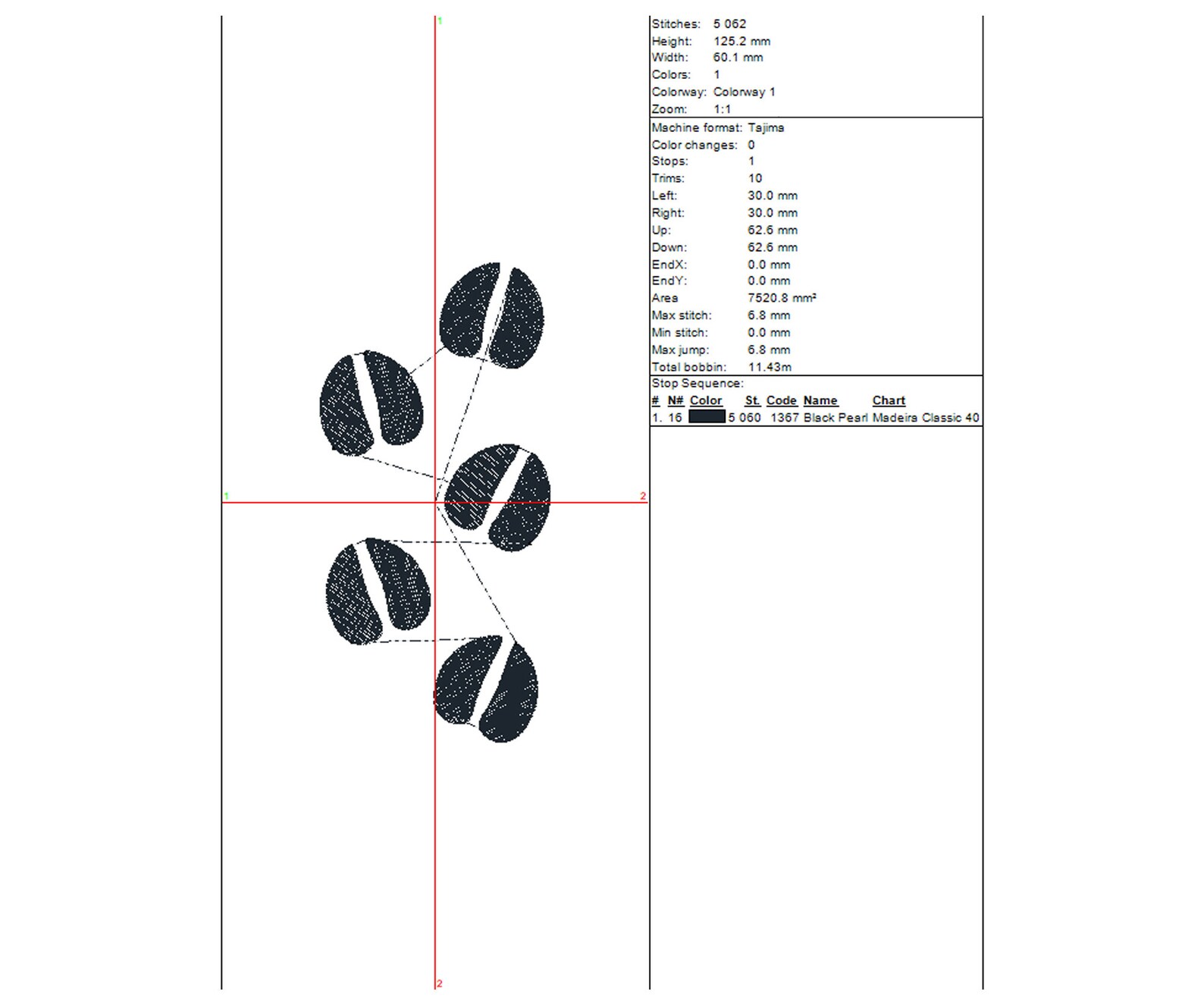 Cow Footprints Embroidery Design Onni: Animals Scene (multi Format ...