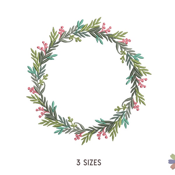 Wreath Embroidery - Etsy