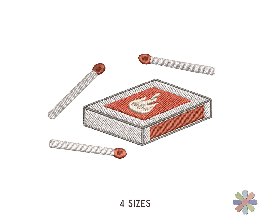 Camping Box of Matches Embroidery Design. Machine Embroidery Pattern ...