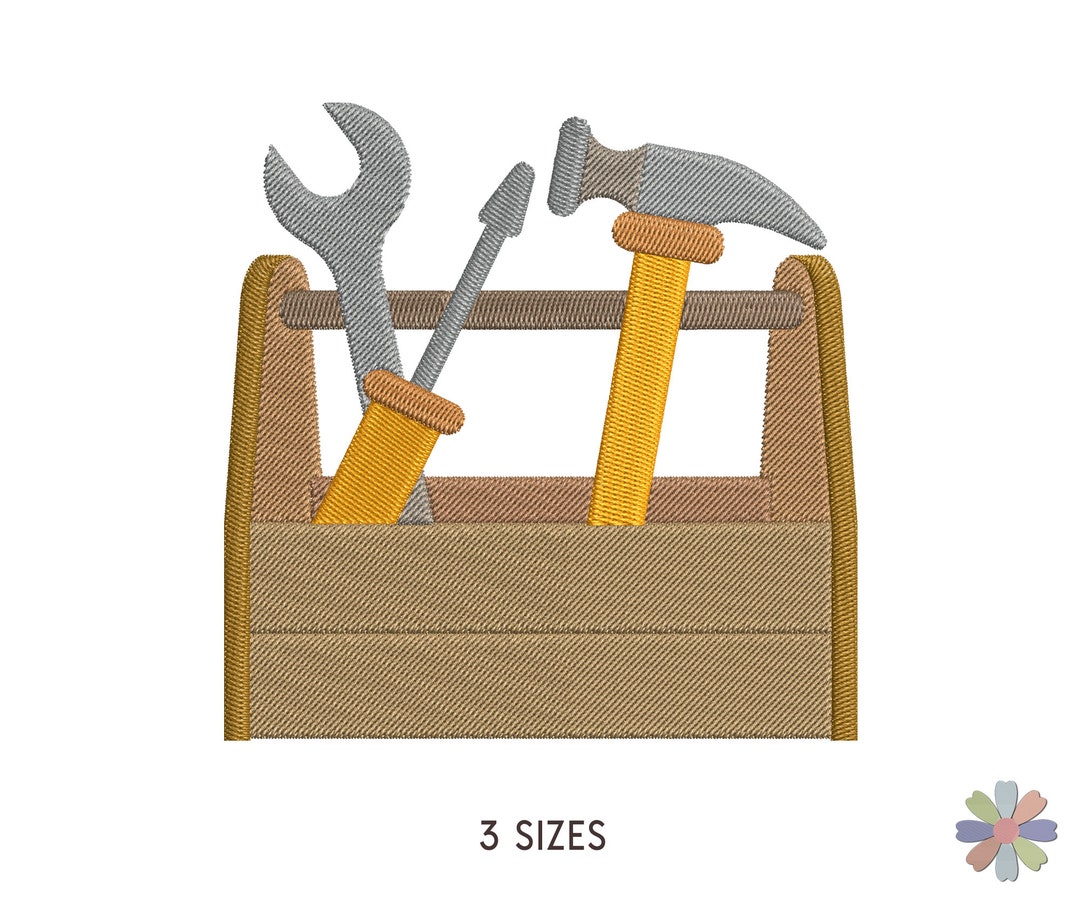 Carpentry Box Tools Embroidery Design. Machine Embroidery Pattern ...