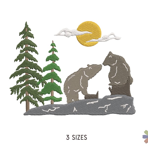 Bear Embroidery - Etsy