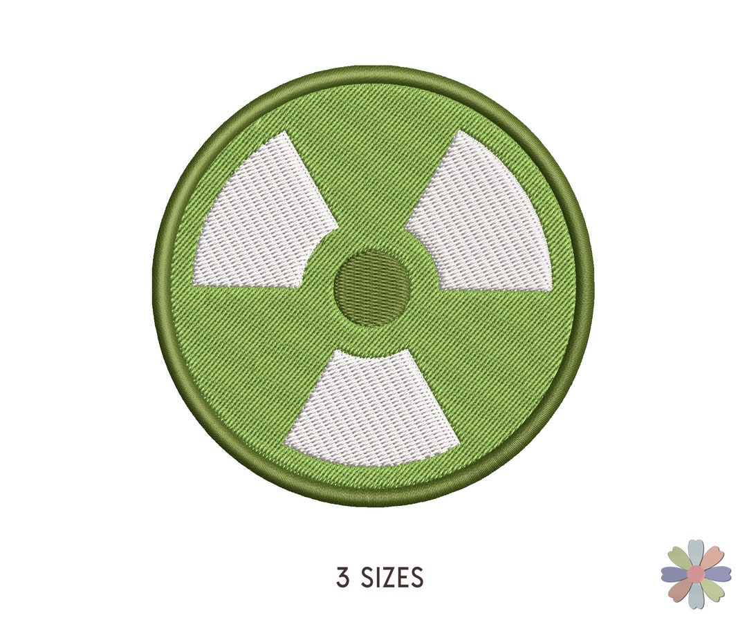 Green Atom Energy Symbol Embroidery Design Onni. Machine Embroidery ...