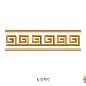 Border Embroidery Design Twinni. Machine Embroidery Pattern. Vintage ...