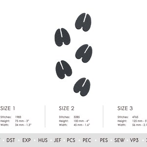 Camel Footprints Embroidery Design. Machine Embroidery Pattern. Animals ...