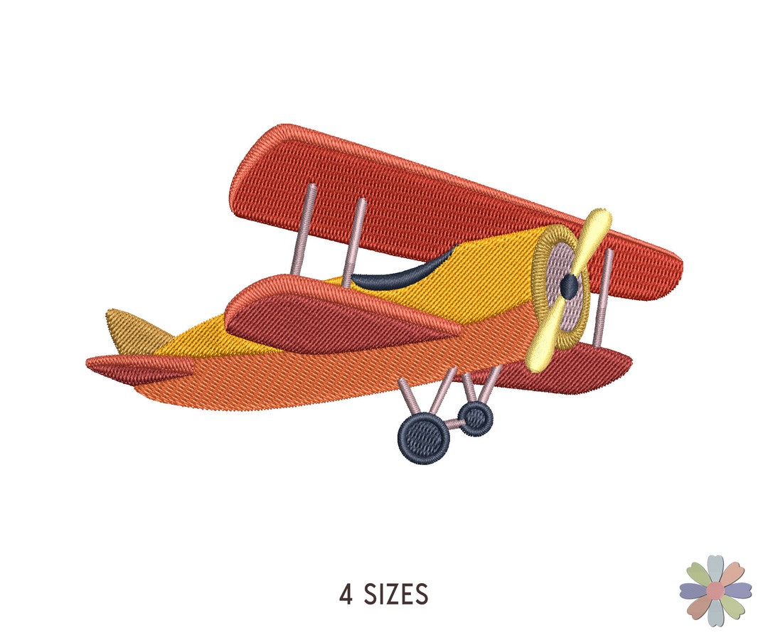 Vintage Airplane Embroidery Design Thirty. Machine Embroidery Pattern ...