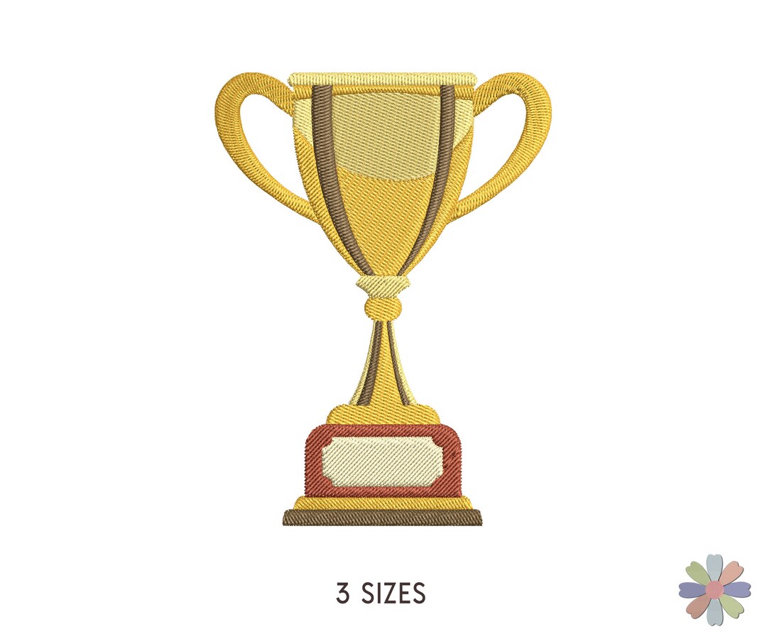 Winner Champion Cup Award Embroidery Design Twinni. Machine Embroidery ...