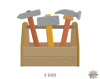 Carpentry Box Tools Embroidery Design. Machine Embroidery Pattern ...