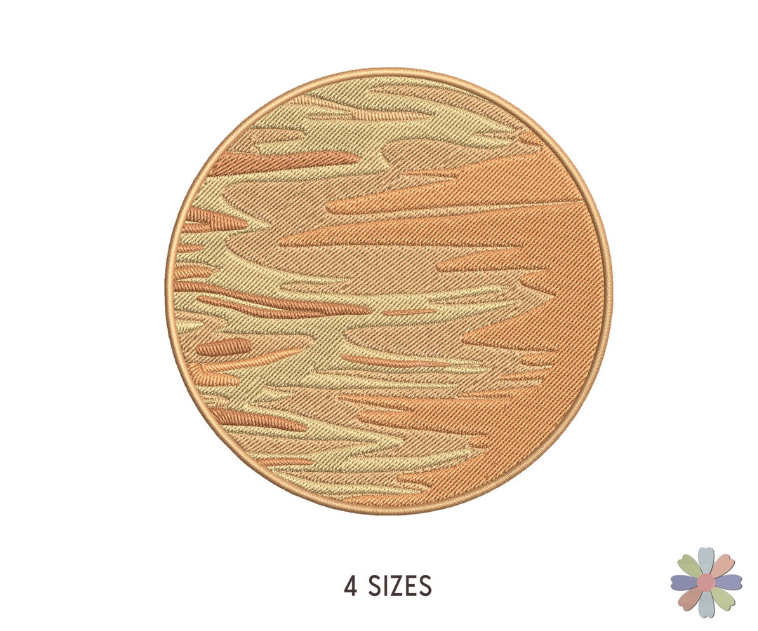 Venus Solar System Embroidery Design. Machine Embroidery Planets System ...