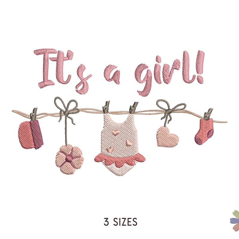 Girl Embroidery - Etsy