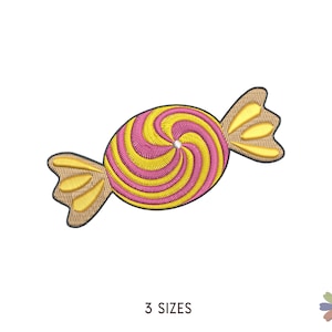 Candy Embroidery Design Thorti. Machine Embroidery Bakery Element ...