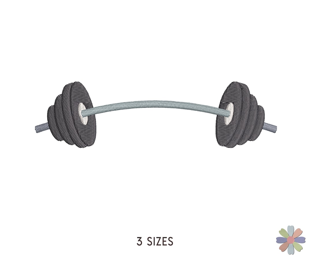 Weight Lifting Bodybuilder Embroidery Design Twinni. Machine Embroidery ...