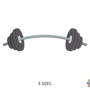 Weight Lifting Bodybuilder Embroidery Design Twinni. Machine Embroidery ...