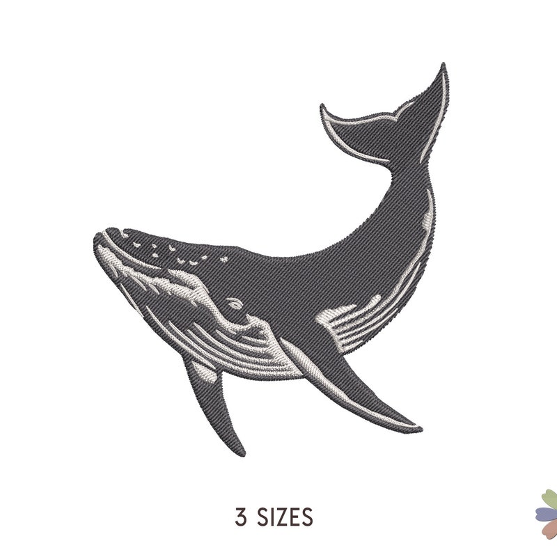 Whale Embroidery - Etsy