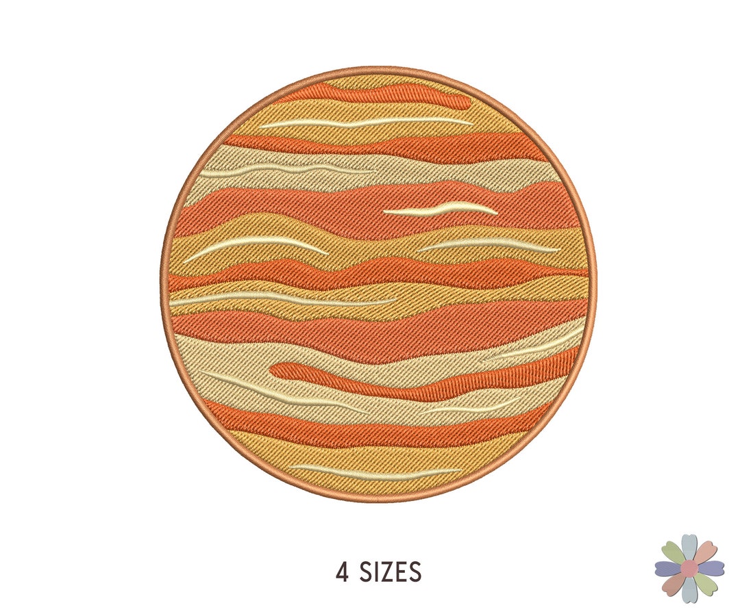 Jupiter Solar System Embroidery Design. Machine Embroidery Planets ...