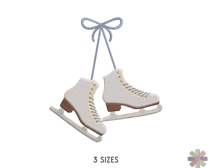 ICE SKATE Iron on Design, Winter Ice Skating Theme Costume or Dress Up ...