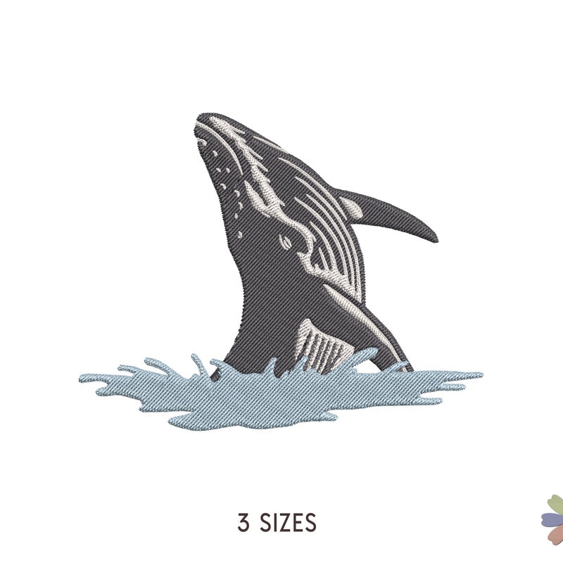 Whale Embroidery - Etsy