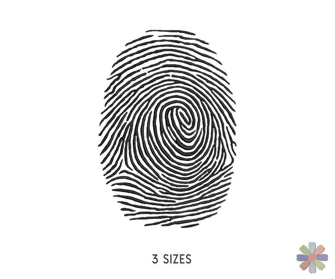 Fingerprint Embroidery Design Onni. Machine Embroidery Wine Pattern ...