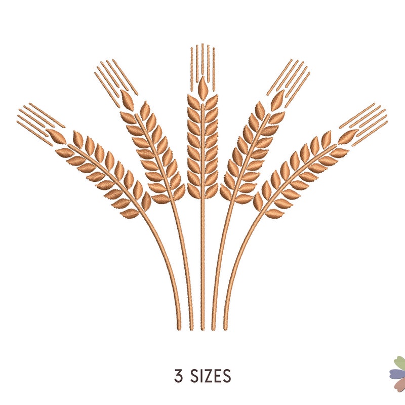 Wheat Embroidery - Etsy