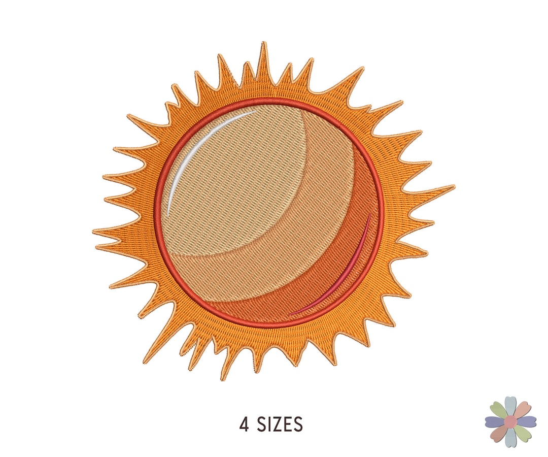 Sun Solar System Embroidery Design. Machine Embroidery Planets System ...