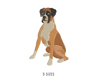 Boxer Dog Ear Embroidery Machine Design Instant Download Digital File ...